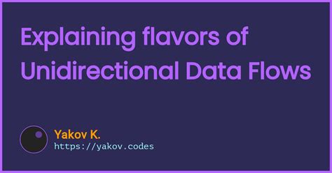 Explaining Flavors Of Unidirectional Data Flows