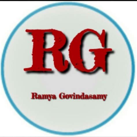 Ramya Govindasamy Youtube