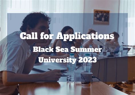 Call For Applications Black Sea Summer University 2023 Gip