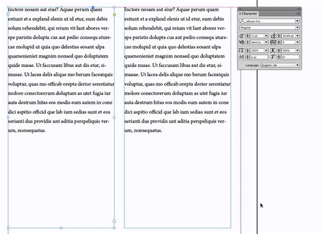 Proportion Indesign Film Storyboards