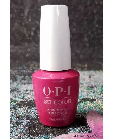 Opi A Rose At Dawnbroke By Noon Gelcolor Gcv11 I Gel