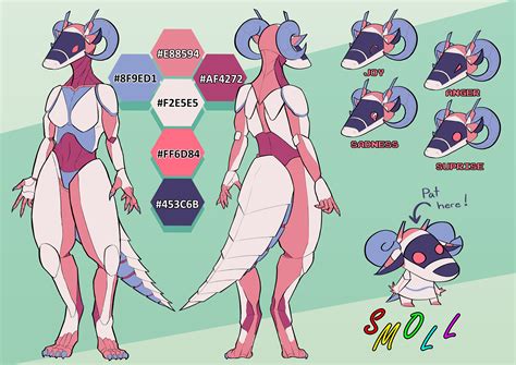 Synth Dragon Ref Sheet By Spookystuffs