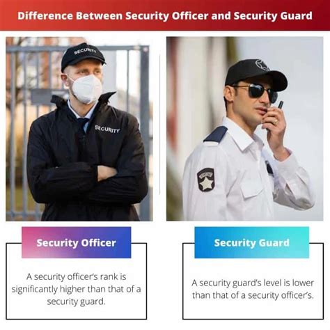 Security Officer Vs Security Guard Difference And Comparison