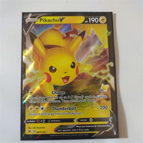 Pikachu V 2020 Sword And Shield Vivid Voltage 043185 Base Price Guide