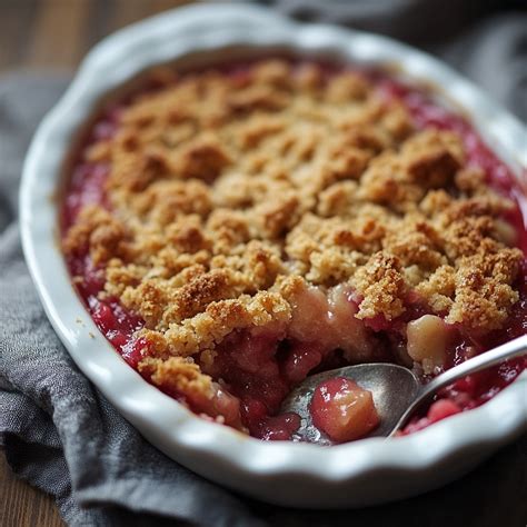 Rhubarb Crisp Recipe For Tangy Sweet Spring Baking Worth Pinning