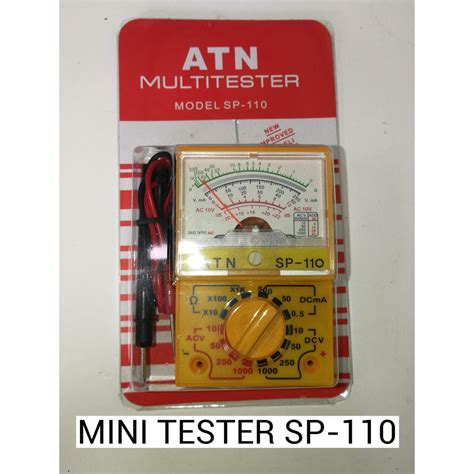 Jual Cod Tester Mini Avometer Multitester Mini Merk Atn Type Sp110