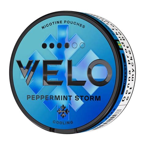 Velo Crispy Peppermint Strong Slim Fri Frakt Snabb Leverans