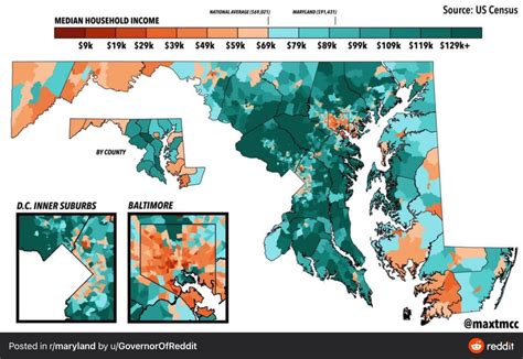 State With Highest Median Income In The Usa Maps On The Web
