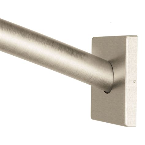 Moen Triva 60 Inch Curved Shower Curtain Rod In Brushed Nickel The