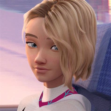 Spider Man Into The Spider Verse Spidergwen Haircut Gwen Spiderman