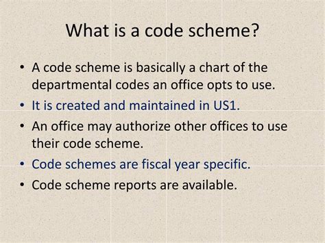 Ppt Code Schemes Powerpoint Presentation Free Download Id1170479