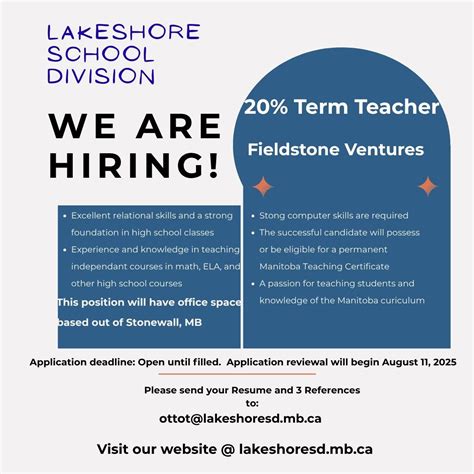 Lakeshore School Division Lakeshore School Division