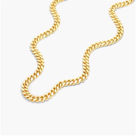 14k Yellow Gold Solid 35mm Miami Cuban Chain Necklace 20 Inches