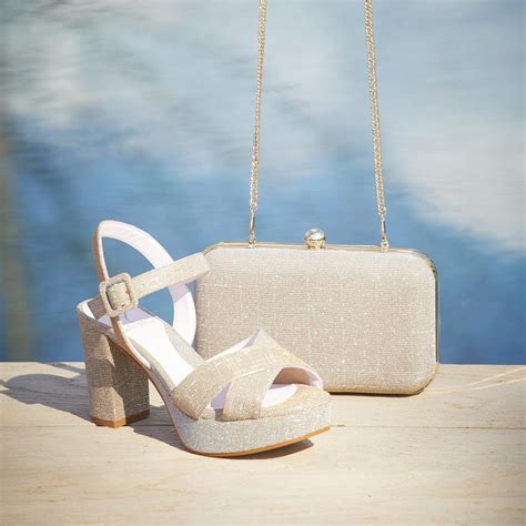 Ruby Metallic Taupe Wide Fitting Platform Heels Sole Bliss Sole Bliss Usa