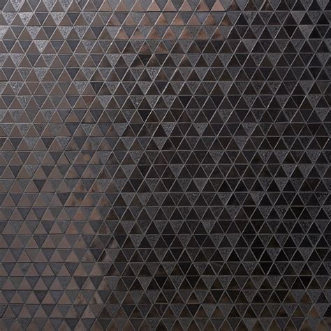 Bond Tile Art Lava Triangle Mosaic Tile 107 Sq Ft Each Wayfair