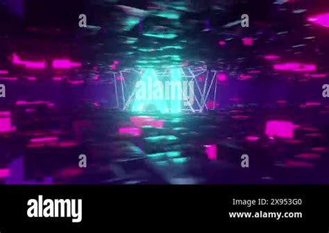Opener Sci Fi 3d Loop Artificial Intelligence Text Sign High Quality