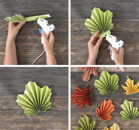 Paper Fall Leaves Cut Out