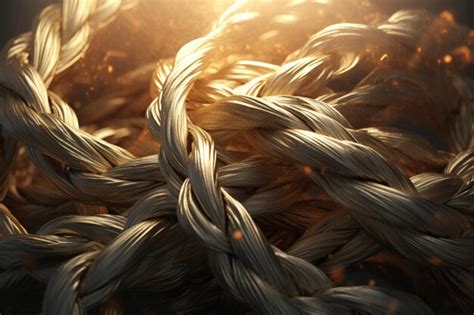 Premium Ai Image A Tangled Knot Of Ropes Slowly Unraveling Signifyi