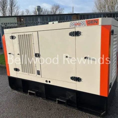 Mhm 100kva Rental Spec Silenced Diesel Generator