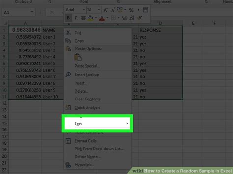 How To Create A Random Sample In Excel Printable Forms Free Online