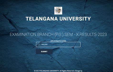 Telangana University Degree Backlog Results 2024 Download Ba Bsc Bcom