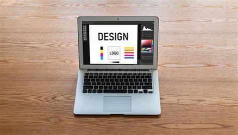 Graphic Designer Software For Modern Design Of Web Page And Commercial