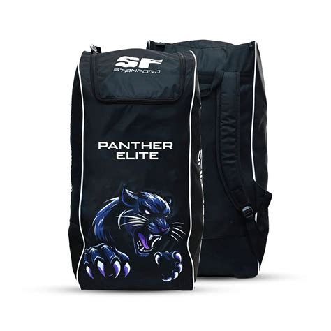 Sf Panther Elite Cricket Duffle Bag Black Premium Spacious Cricket