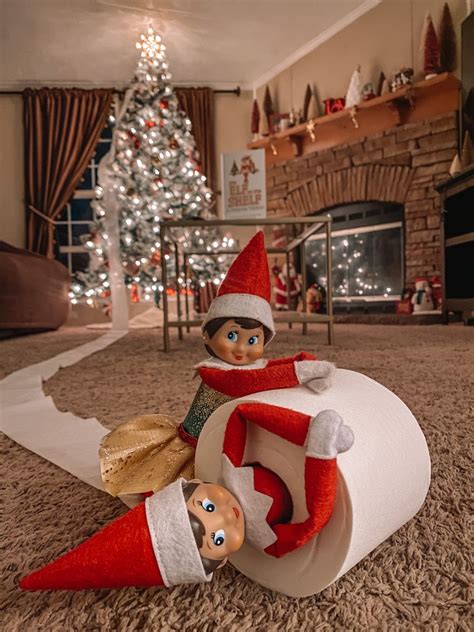 Elf On The Shelf Toilet Paper Tree Cool Cast Ideas