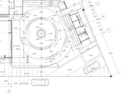 Floor Plan Designed Building On The Drawing Premium Photo