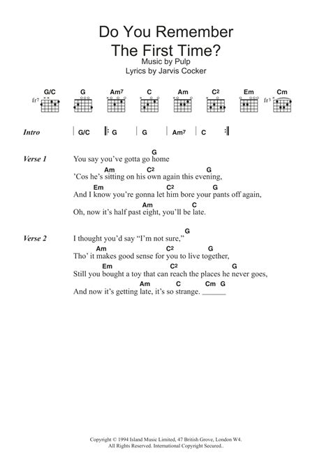 Do You Remember Guitar Chords