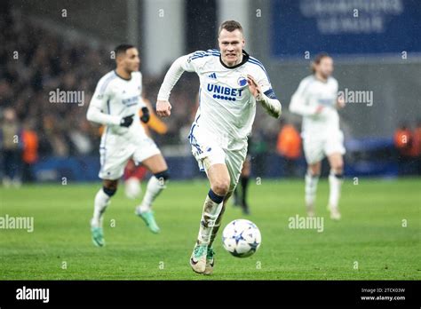 Copenhagen Denmark 12th Dec 2023 Viktor Claesson 7 Of Fc Copenhagen Seen During The Uefa
