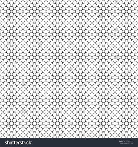 Vector Monochrome Seamless Pattern Subtle Geometric Stock Vector