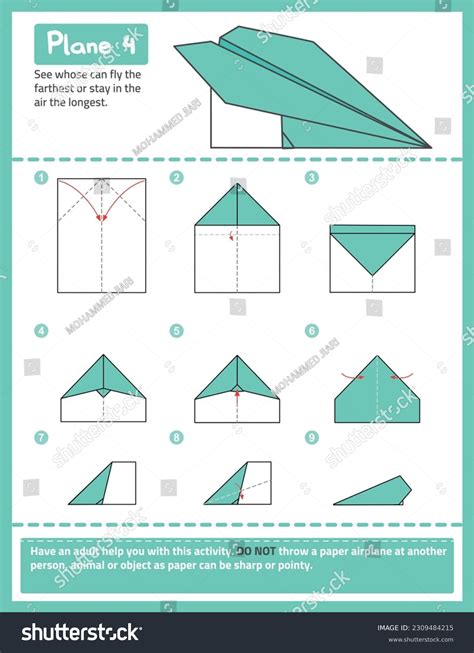 Origami Plane Step By Step