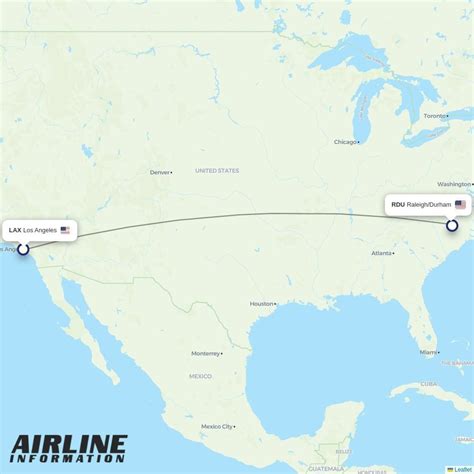 Airlines With Flights From Los Angeles To Raleigh Durham Lax To Rdu