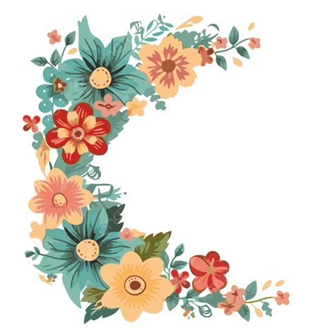 Flowers Clip Art Border