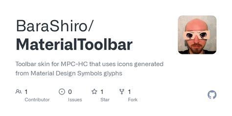 Github Barashiromaterialtoolbar Toolbar Skin For Mpc Hc That Uses Icons Generated From