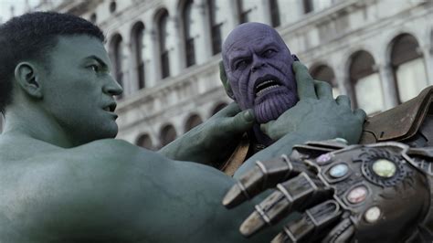Thanos Vs Avengers