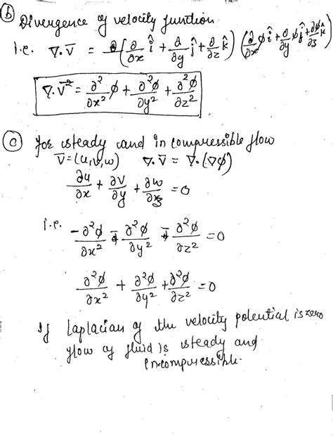 Solved 3 Define The Velocity Potential Which Is A Scalar Quantity