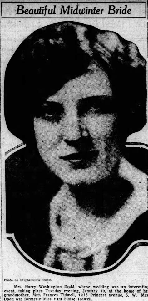 Vara Eloise Tidwell Dodd 1903 1994 Homenaje De Find A Grave