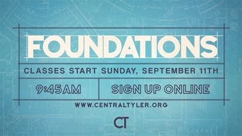 Foundation Discipleship Class Central Baptist Church