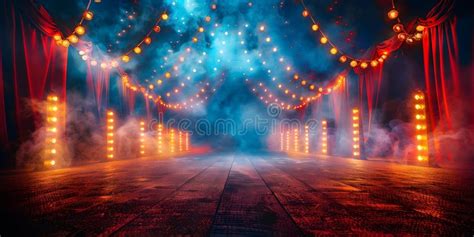 A Haunted Halloween Circus A Spooky Setting Concept Halloween Decor