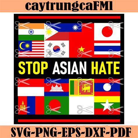 Stop Aapi Hate Support Awareness Svg Trending Svg Product Stop Aapi Hate