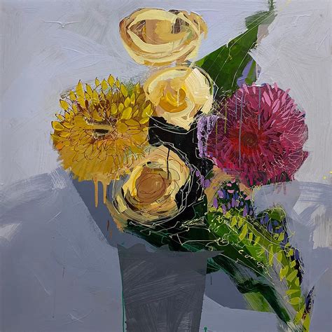 Drew Klassen Flower Piece Alexa Gibson Fine Art Ltd