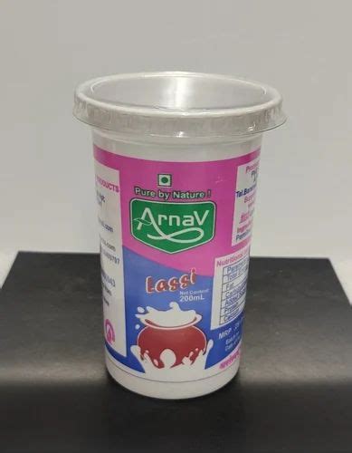 Lassi Packaging Glass Pp 100ml Lassi Glass Manufacturer From Palghar