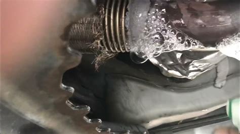 Exhaust Leak Detection With Soapy Water Youtube