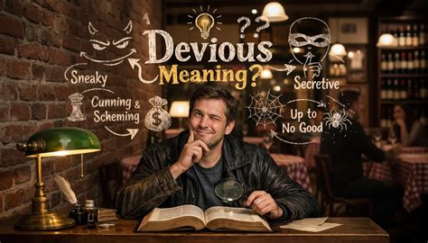 Devious Meaning Explained Clearly What “devious” Really Means In Chat