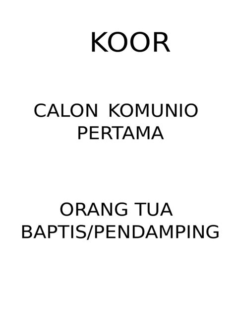 Lebel Tempat Duduk Dalam Gereja Pdf