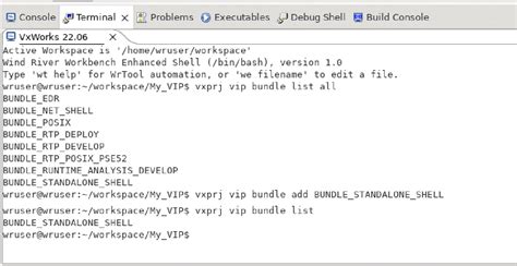 kernel shell configuration and commands in vxworks · vxworks6