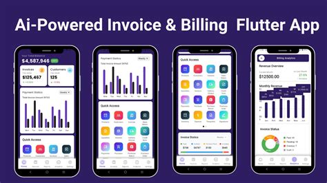 Ai Powered Invoice And Billing Management Flutter Template Invoice