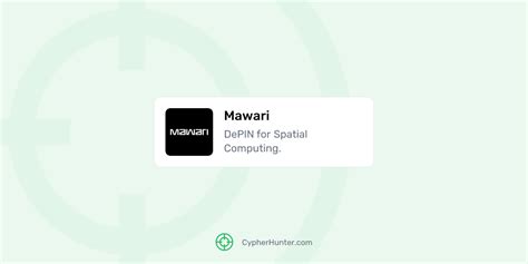 Mawari Resource Coordination Cypherhunter